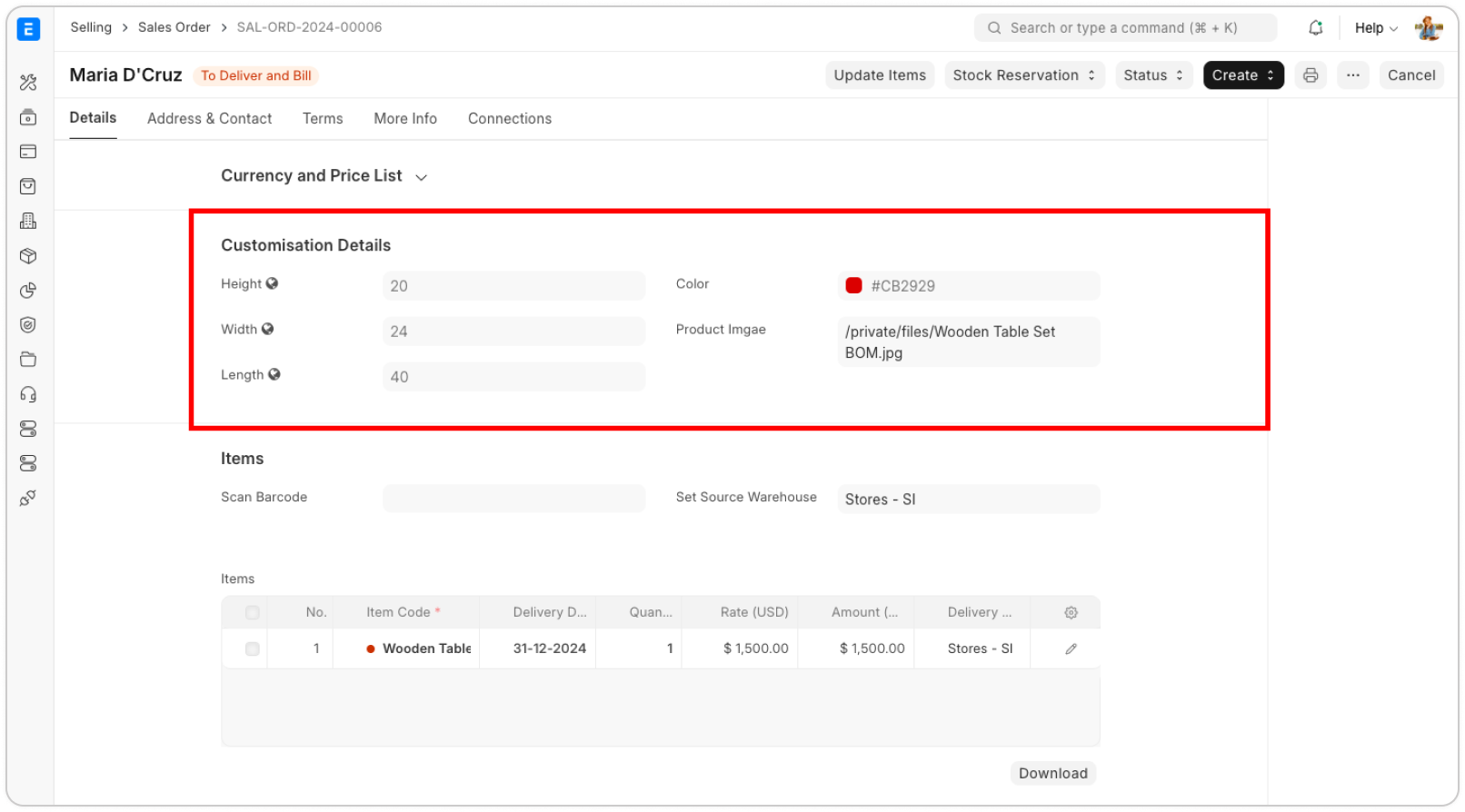 Open Source ERP Software for Furniture Manufacturing | ERPNext