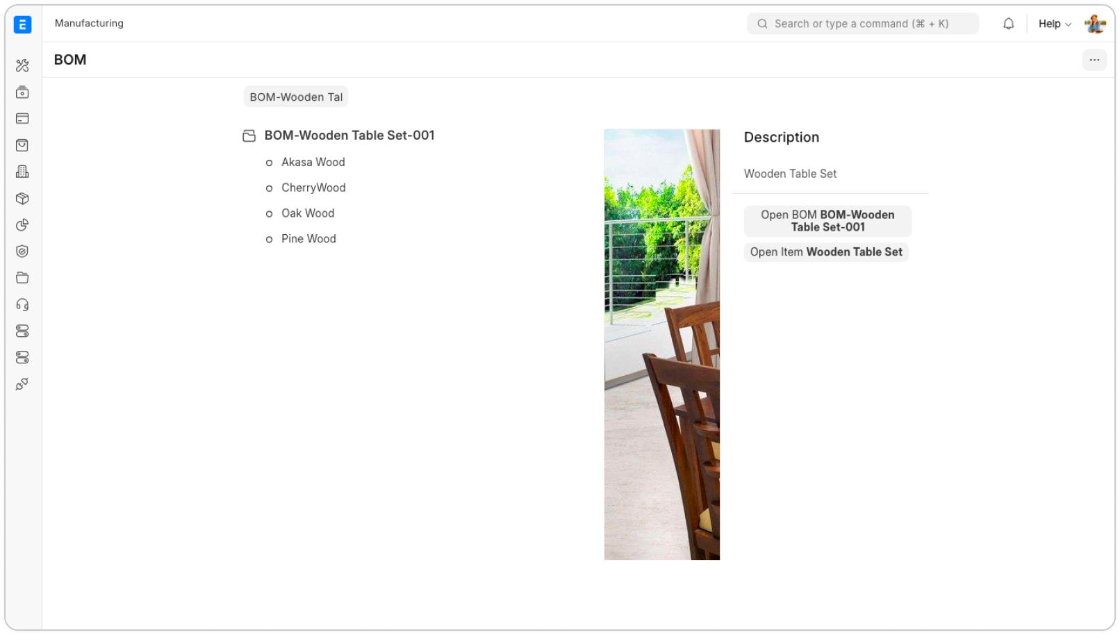Open Source ERP Software for Furniture Manufacturing | ERPNext