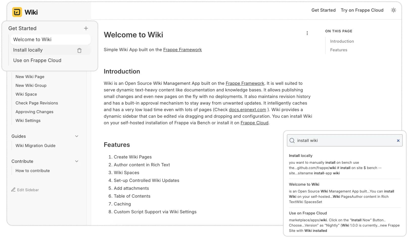 Knowledge Management Software | Frappe Wiki