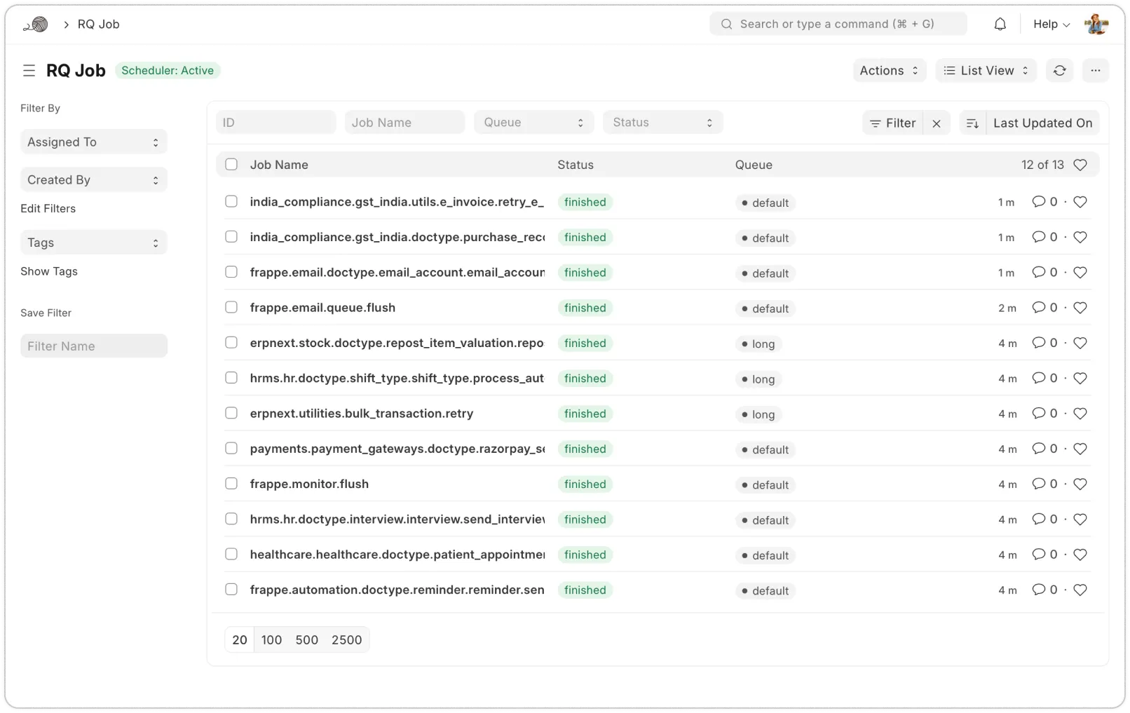Web Framework - Frappe Framework