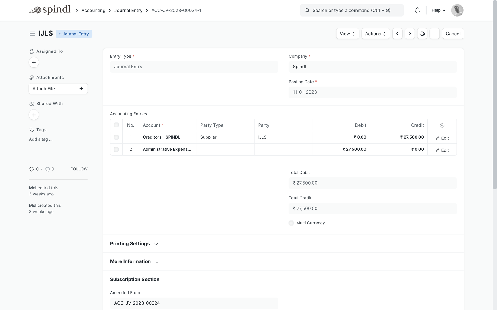 The complete accounting solution with all types of journal entries