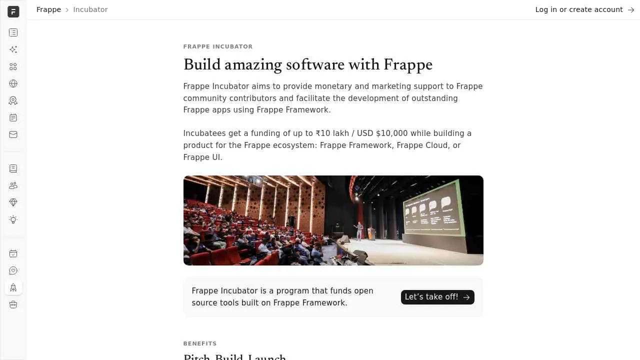 Frappe Incubator