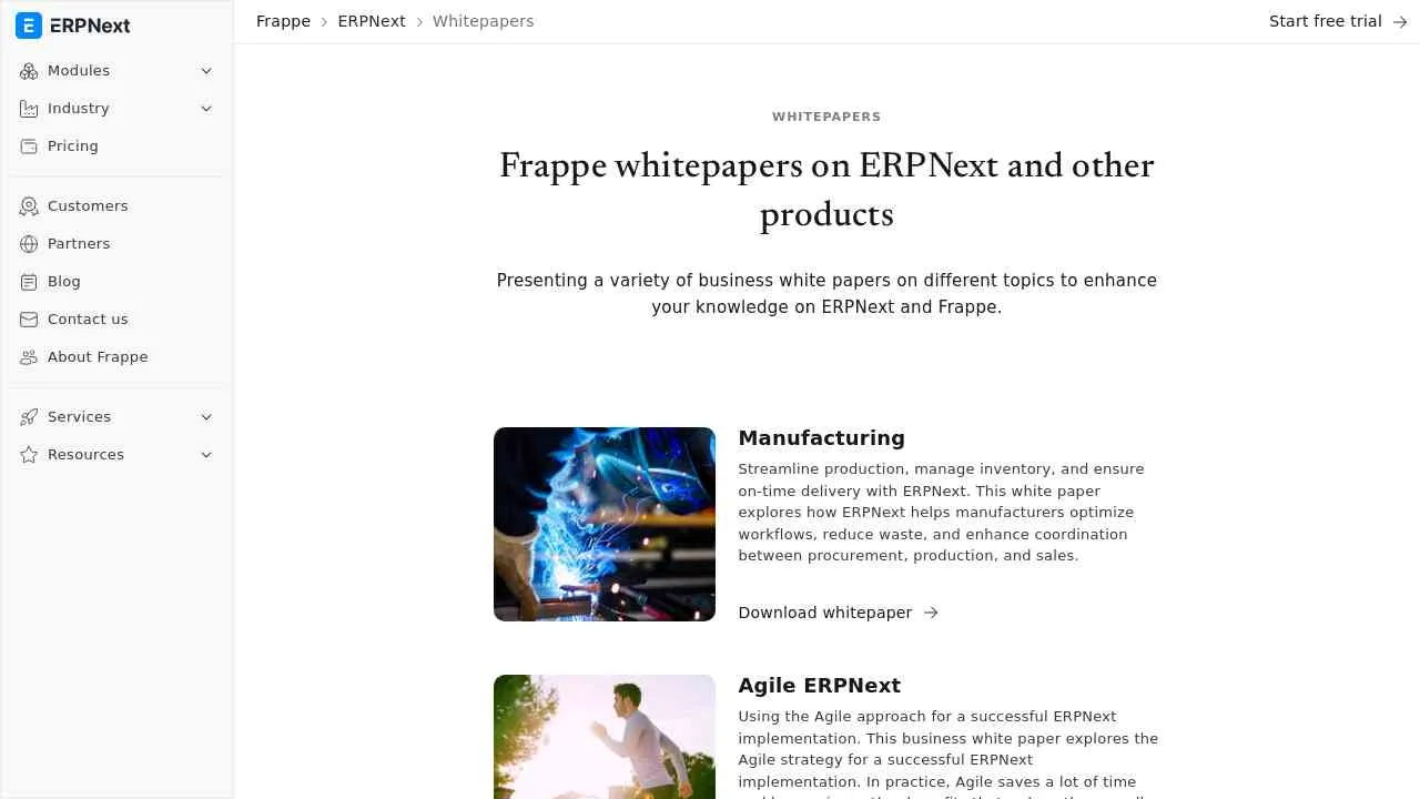 Frappe Whitepaper | ERPNext