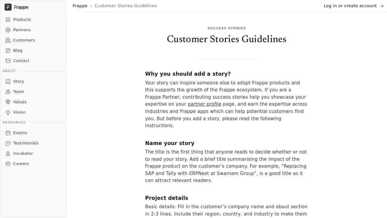 Customer Stories Guidelines