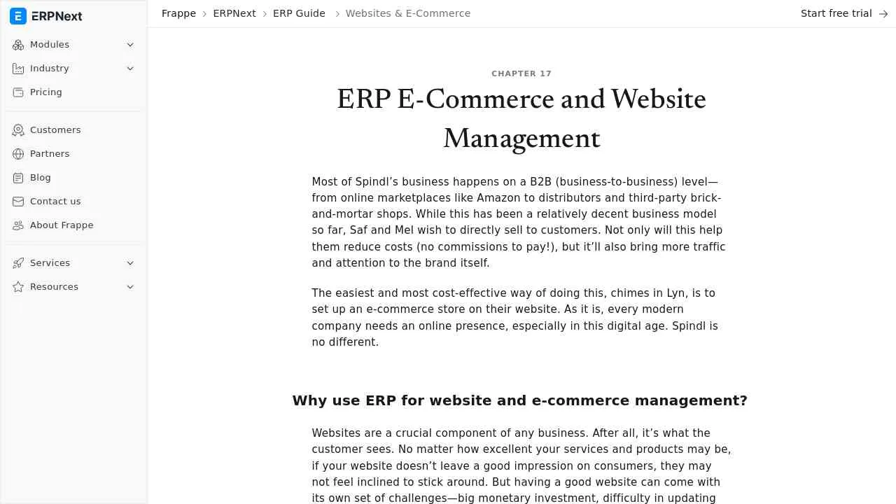 How to setup your E-commerce business | ERPNext
