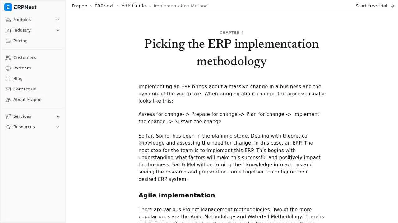ERP Guide | Implementing an ERP | ERPNext