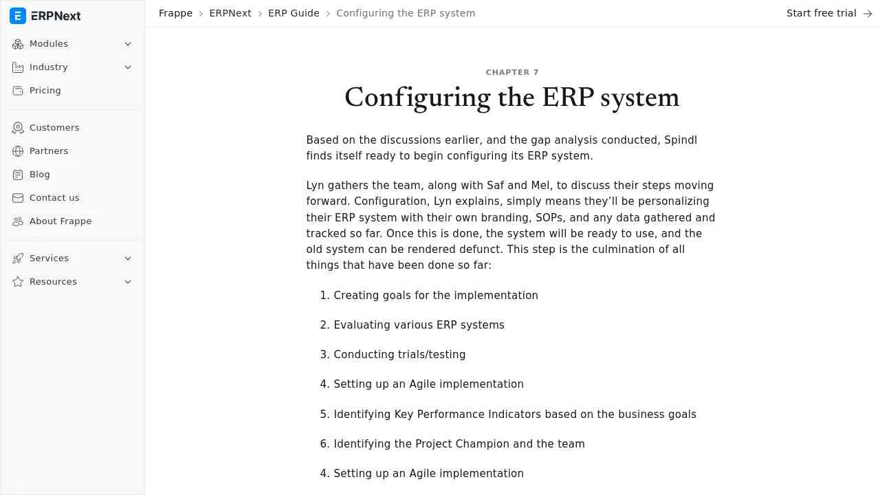 ERP Guide | Configuring Your System | ERPNext