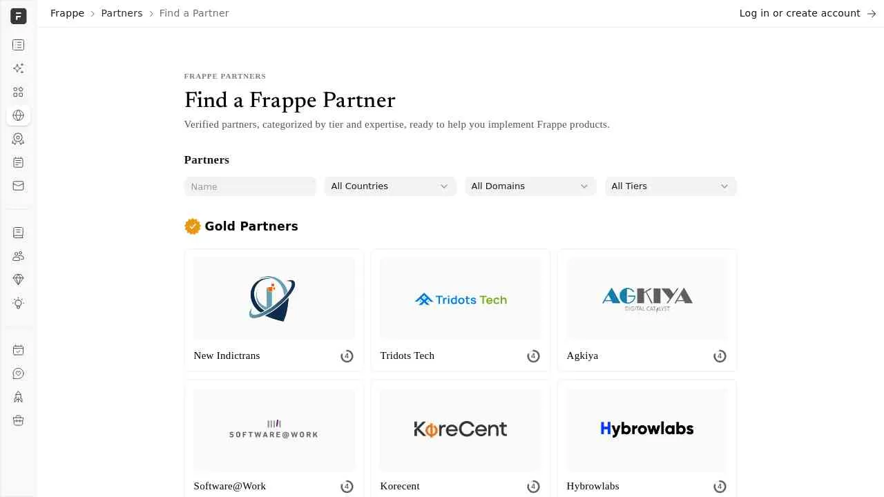 Find a Frappe Partner