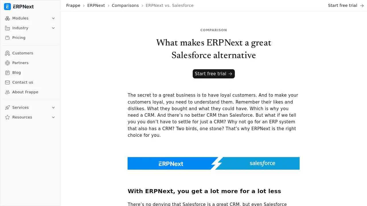 Open-source alternative to Salesforce