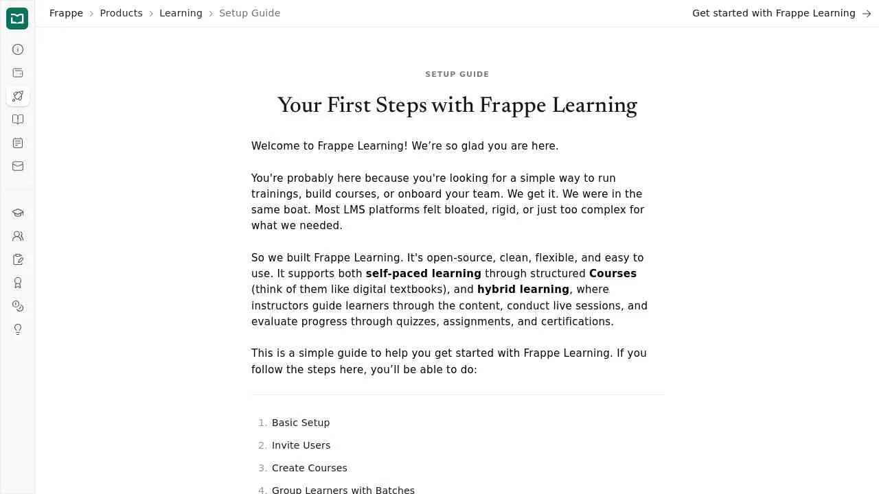 Setup Guide - learning