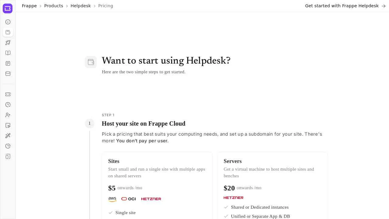 Pricing - Frappe Helpdesk